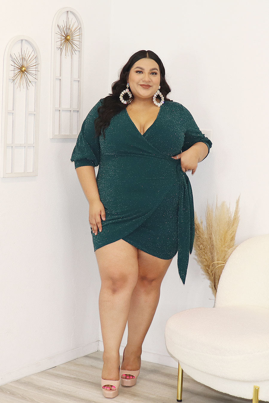 Ibiza's Metallic Dress Divas Plus